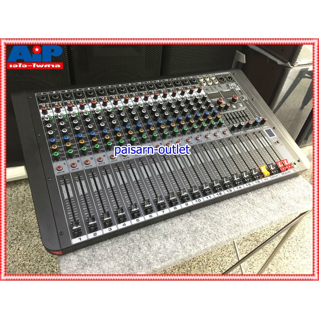 NTS KA16 MIXER+EFX USB+บลูทูส มิกซ์ มิกเซอร์ มิกซ์NTS เครื่องเสียง ...