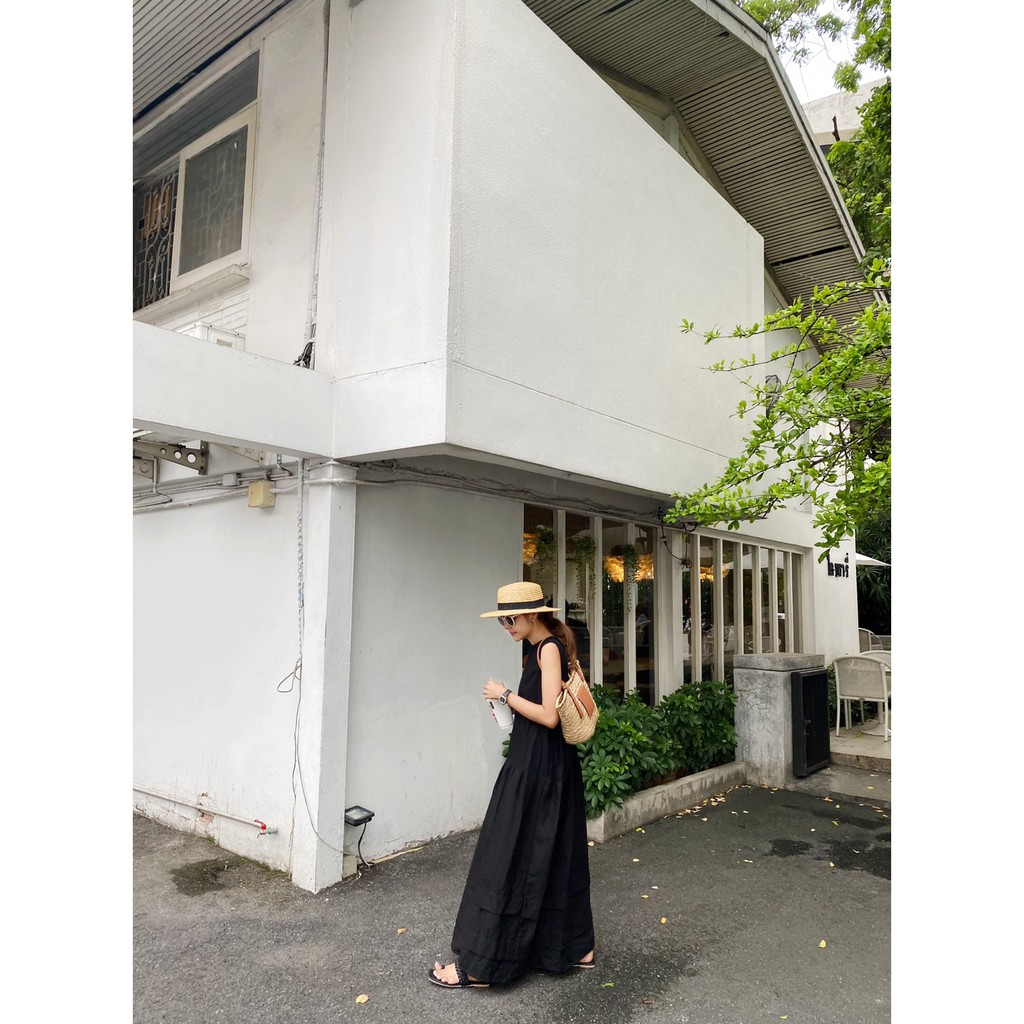 Focus เดรสยาว เดรสเกาหลี เดรสสายเดี่ยว เดรสNew arrival!! Linil Korean ...