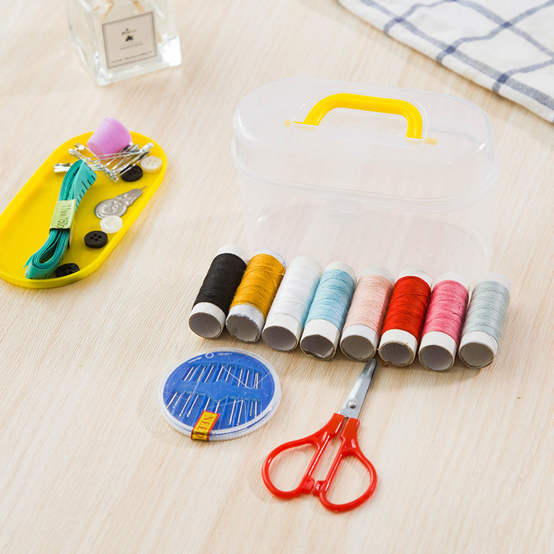 Household Portable Plastic Hand Box High-End Women's Hand Sewing Small ...