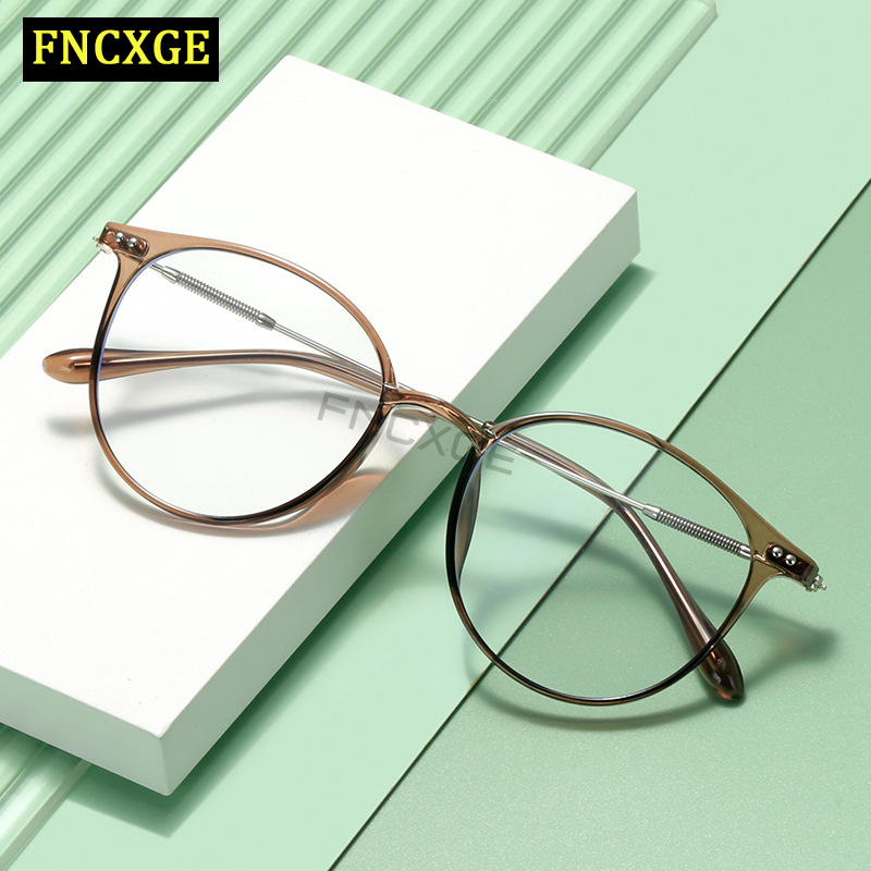 FNCXGE + 100ถึง + 400ป้องกันแสงสีฟ้าแว่นตาอ่านหนังสือสำหรับแฟชั่นสำหรับผู้หญิงแว่นตาป้องกันความ ...