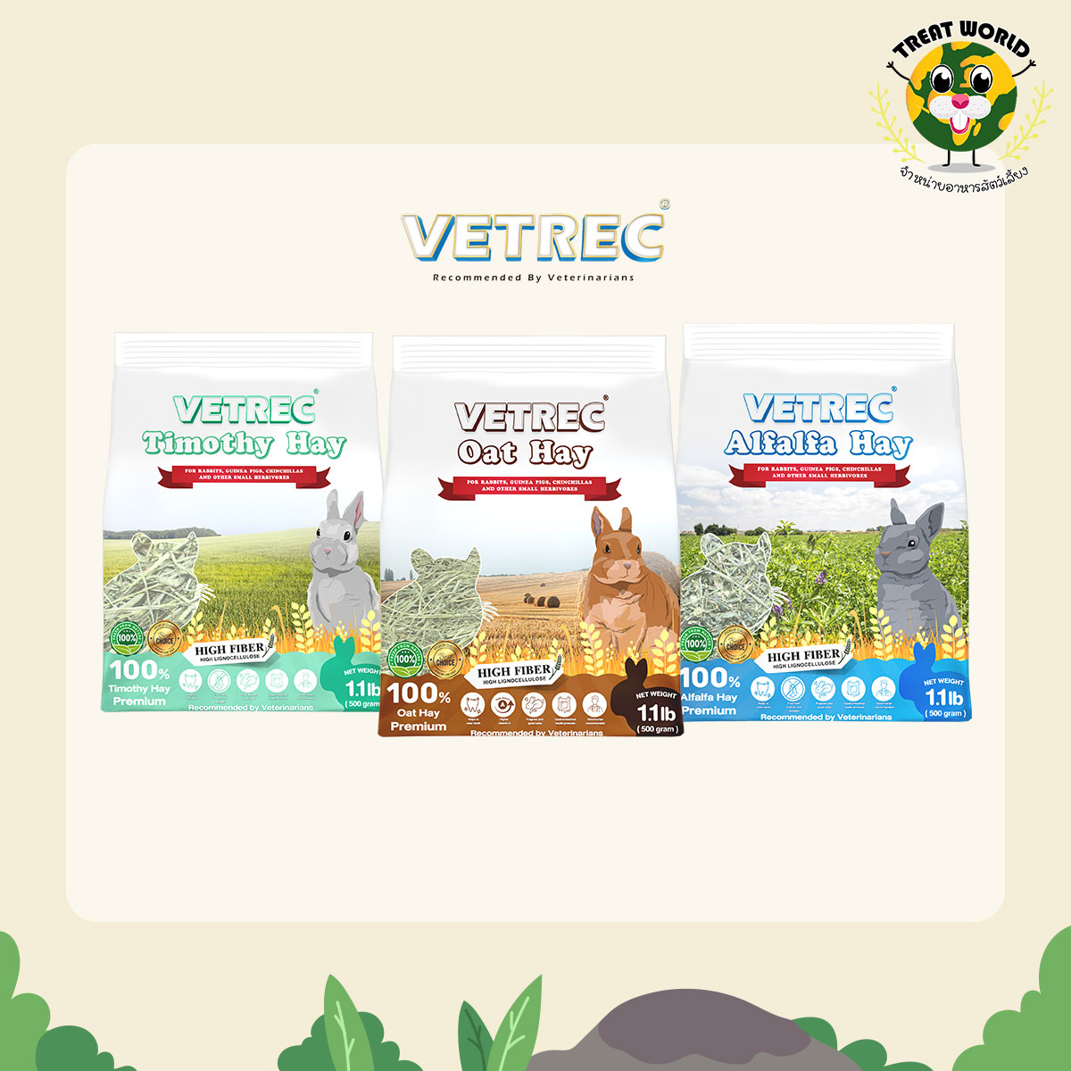 สินค้าใหม่ Vetrec Rabbit Snack (30g.) ขนมเชิงสุขภาพสำหรับสัตว์กินพืช ...