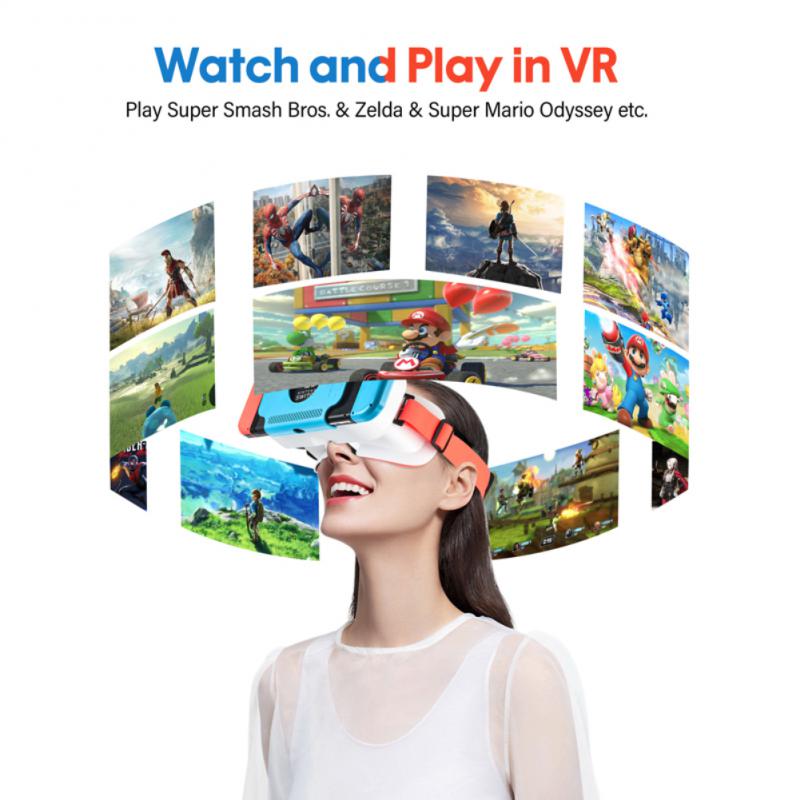 Adjustable VR Glasses Fit For Nintendo SwitchNS OLED Game Console 3D ...