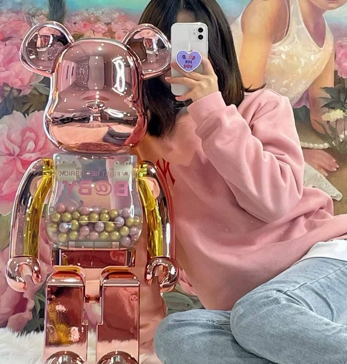 bearbrick100070cm Autumn Violent Bear Big Decorations Bearbrick Living ...