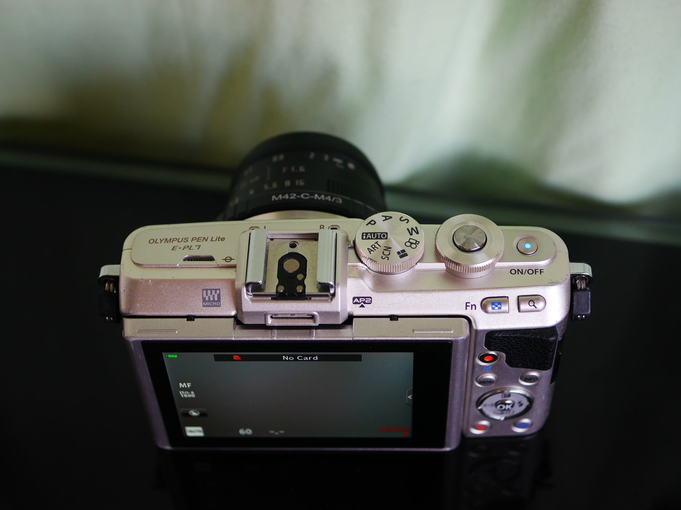 Olympus Pen E-PL7 Mirrorless Digital Camera Black Silver with 35mm F1.6 ...