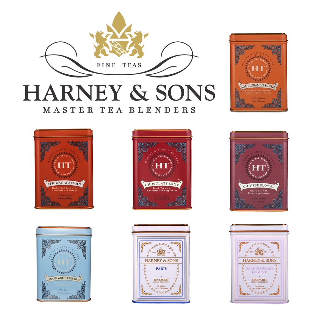 haclre4289 พร้อมส่ง ชา Harney & Sons, HT Tea Blend, Fine Teas 20 ถุงต่อ ...
