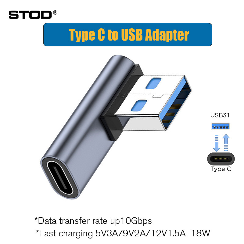 STOD USB C Adapter Type C Connector Female to Male Converter USBC ...