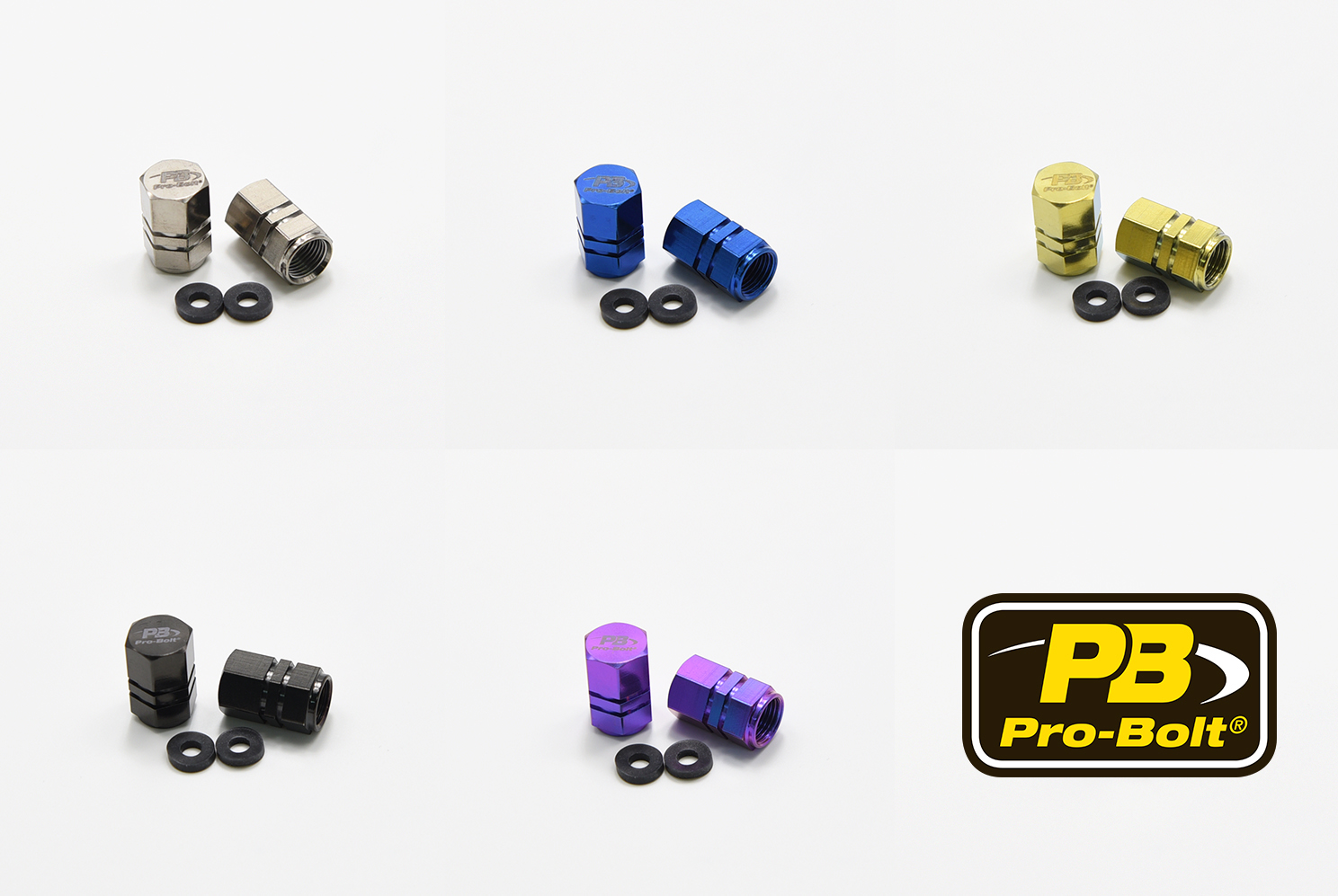 Pro-Bolt จุกลมไทเทเนี่ยม สำหรับรถจักรยาน จุกเล็ก - Pro-Bolt - ThaiPick