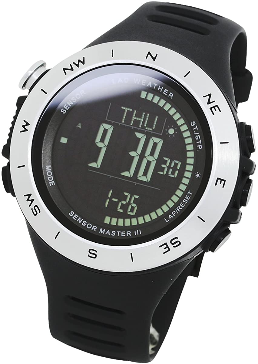 Hot Sale Lad Weather Sensor Watch Altimeter Barometer Compass Climbing ...
