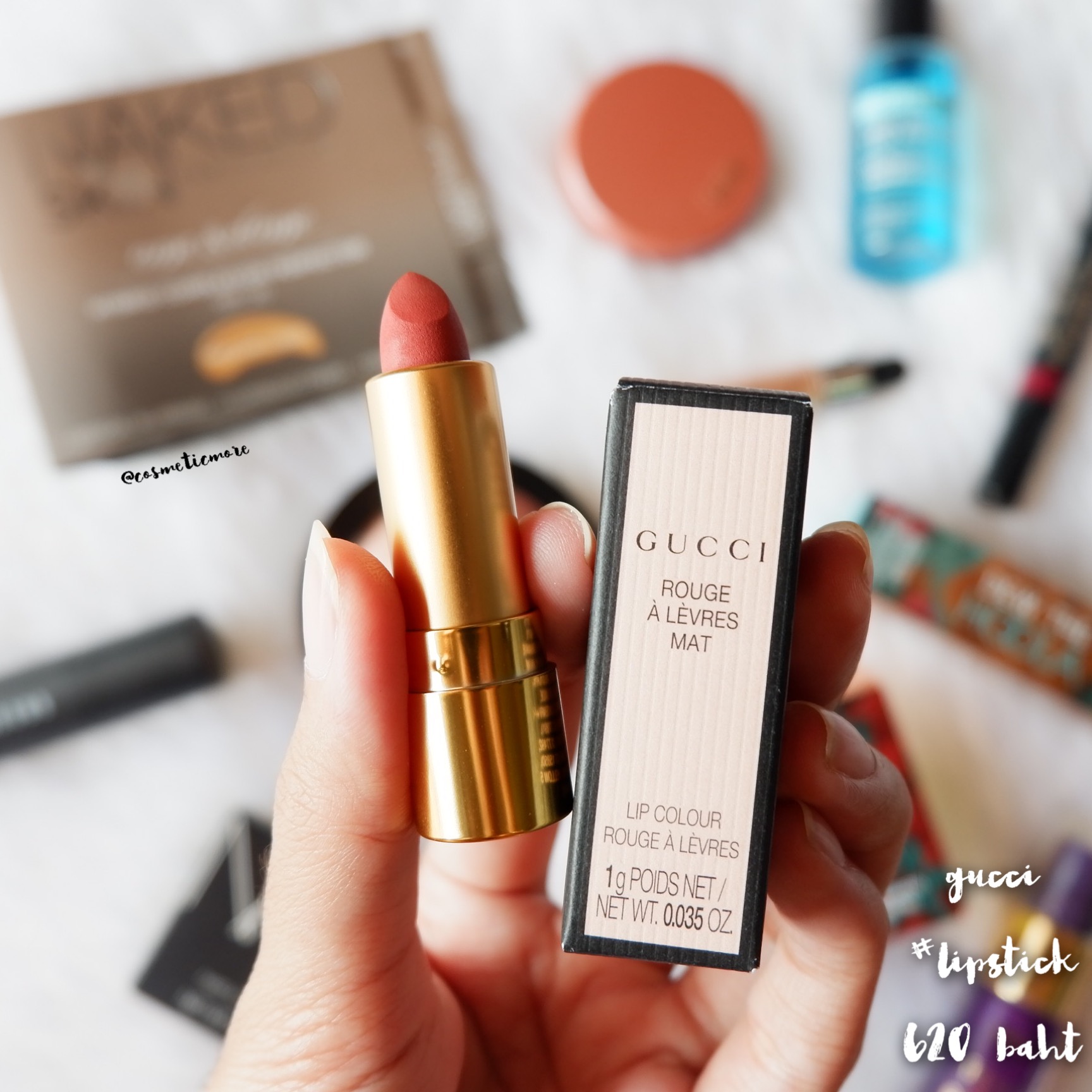 พร้อมส่ง ️ gucci rouge à lèvres mat matte lipstick 1g สี 208 ...