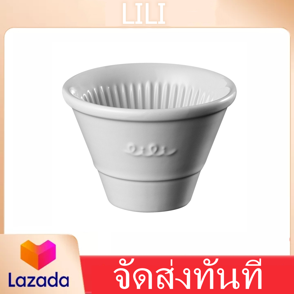LILI Dripper ที่ กรองกาแฟ ดริปเปอ ยี่ห้อ ลิลี่ Flat Bottom (ก้นแบน) แถม ...