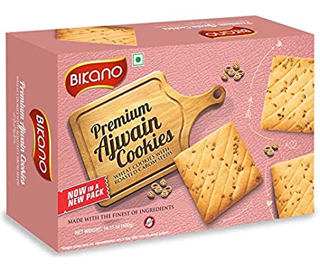 Bikano Ajwain Premium Cookie (400 g) - Indian Grocery Store - ThaiPick