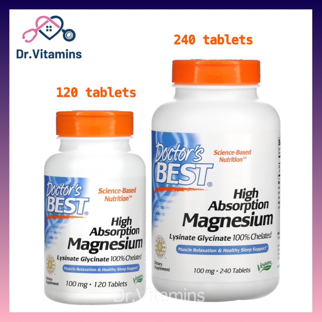 [Exp2025] Doctor's Best High Absorption Magnesium 100% Chelated with ...