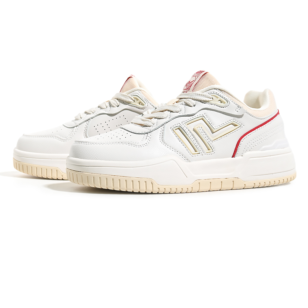 Baoji บาโอจิ รองเท้าผ้าใบ รุ่นNEON สีครีม-แดง | Lazada.co.th