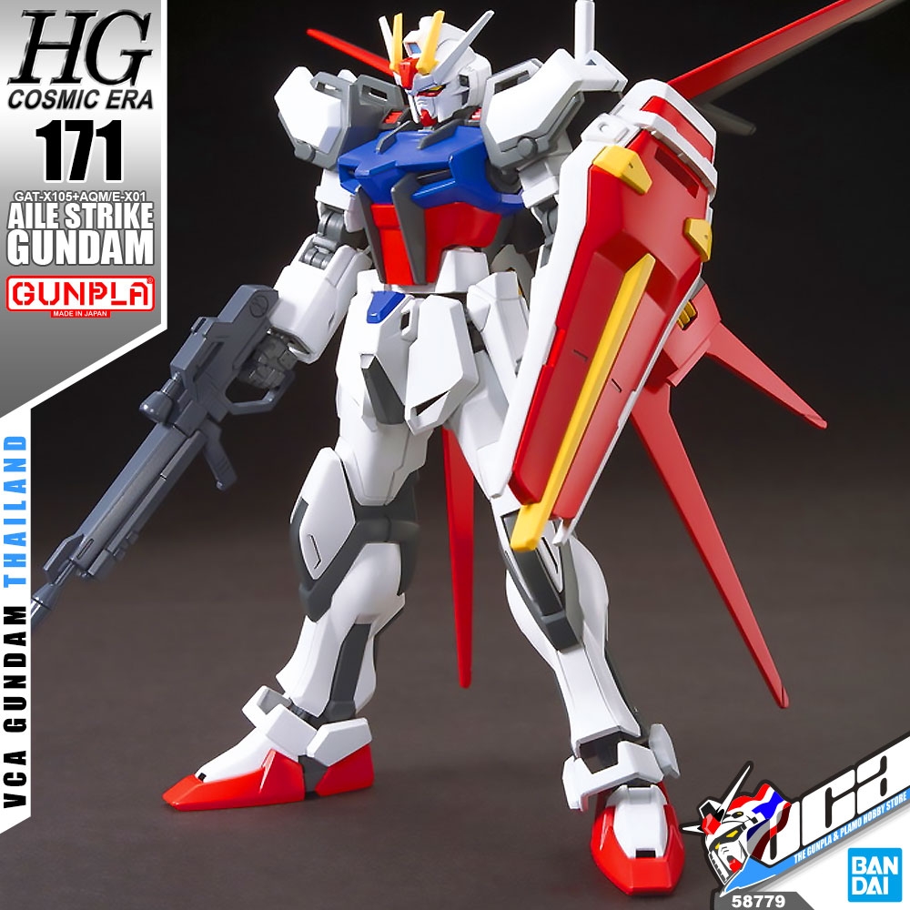 VCA ⭐️ BANDAI GUNPLA HIGH GRADE COSMIC ERA HGCE HG 1/144 AILE STRIKE GUNDAM REVIVE ประกอบ หุ่น ...