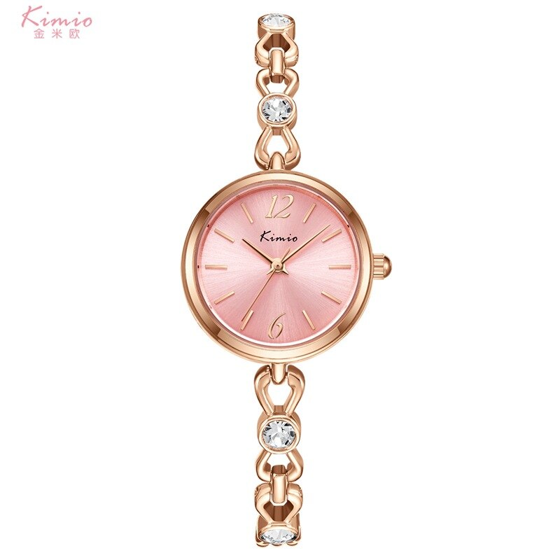 KIMIO Brand Crystal Quartz Ladies Watches For Women Fashion Bracelet ...