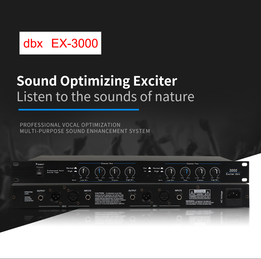 DBX EX-3000 เครื่องบูสเสียงเบส เครื่องบูสเสียงกลางแหลม EX-3000 ...