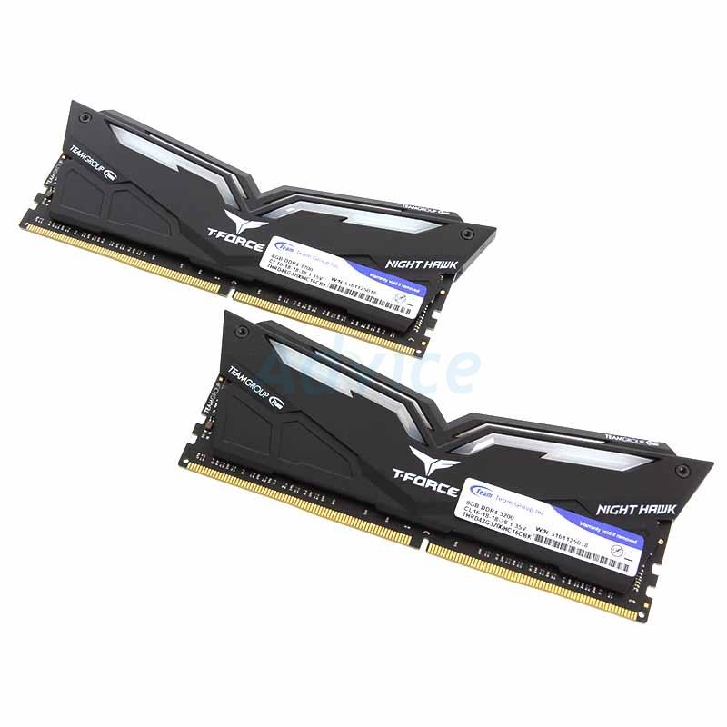 RAM DDR4(3200) 16GB (8GBX2) TEAM Night Hawk Red (( RAM )) - DRINK SHOP ...