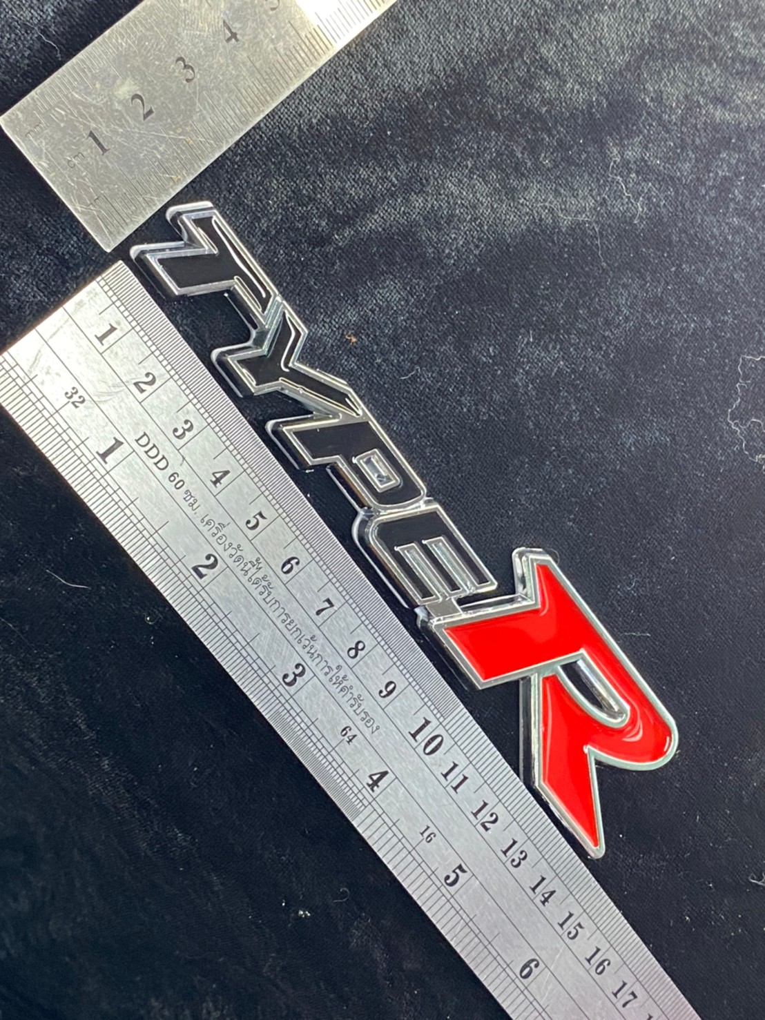 logo TYPE R โลโก้ type r ตัวแพง งานโลหะ ไม่ใช่พลาสติก | Lazada.co.th