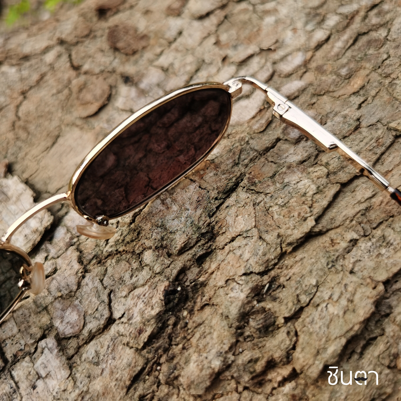 แว่นกันแดด แว่นตาวินเทจ แว่นเก่าเก็บยุค 90s รุ่น Thong Leam Lek Sun ทรง ...