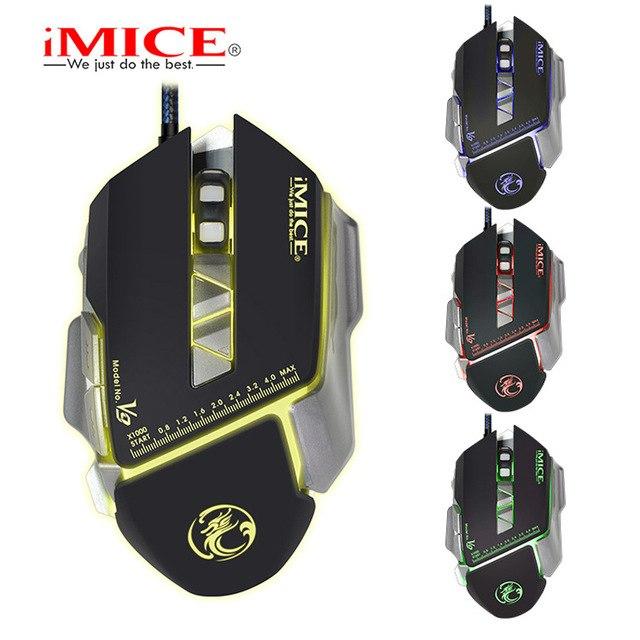 เมาส์เกมมิ่ง iMICE V9 3200dpi Optical Programmable USB Wired Gaming ...