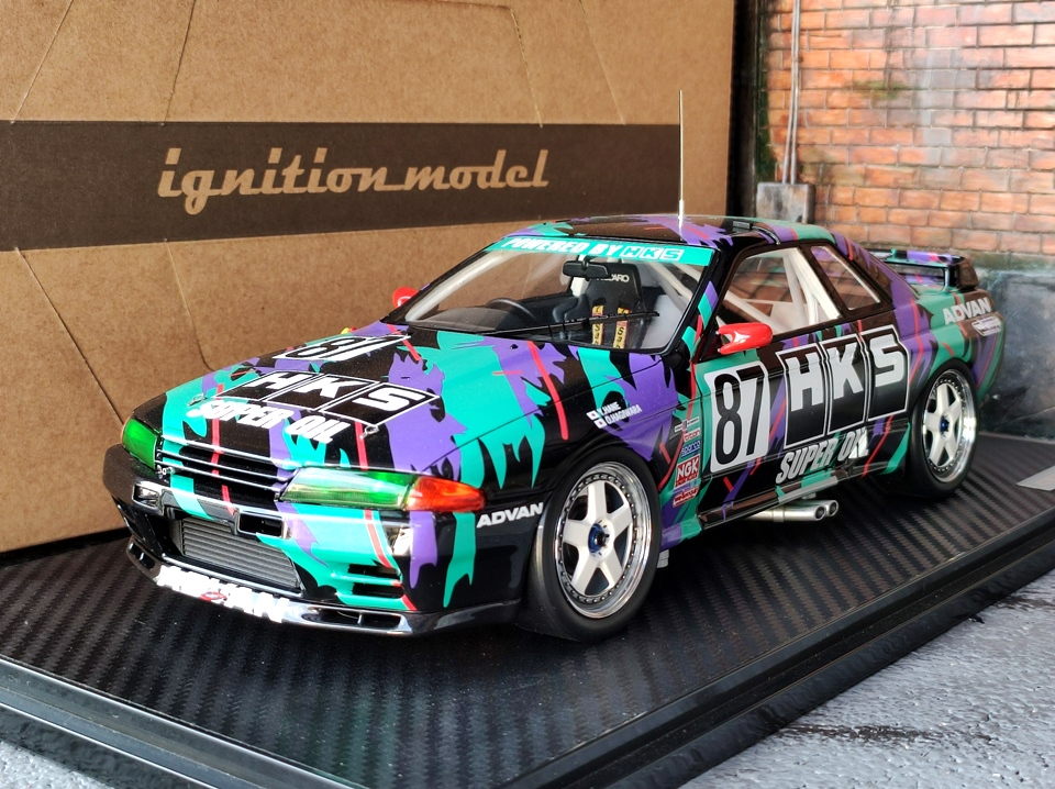 โมเดลรถ ignition model R32 1:18 โมเดลรถ R32 HKS 1/18 โมเดลรถ R32 ...