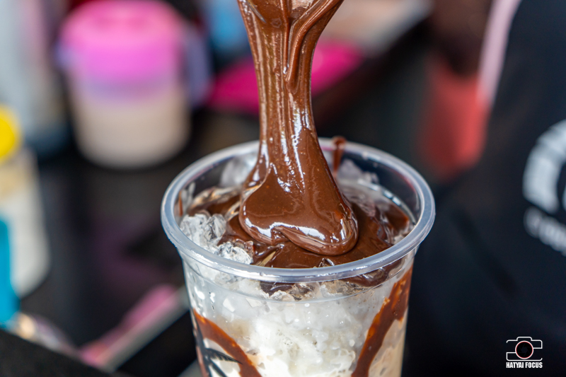 ผงนมเหนียวสำเร็จรูป รสเผือก 300/600 ก.พร้อมสูตร (Sticky milk tea powder ...