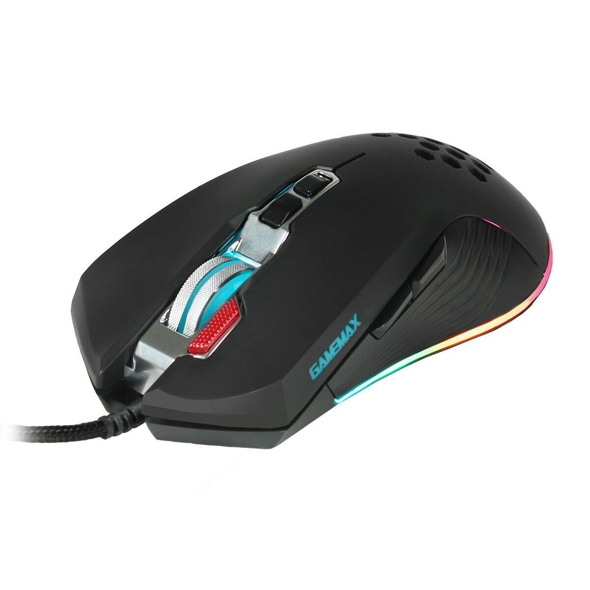 Razor Rainbow RGB LED Gaming Mouse USB Wired Programmable 7 Button Mice ...
