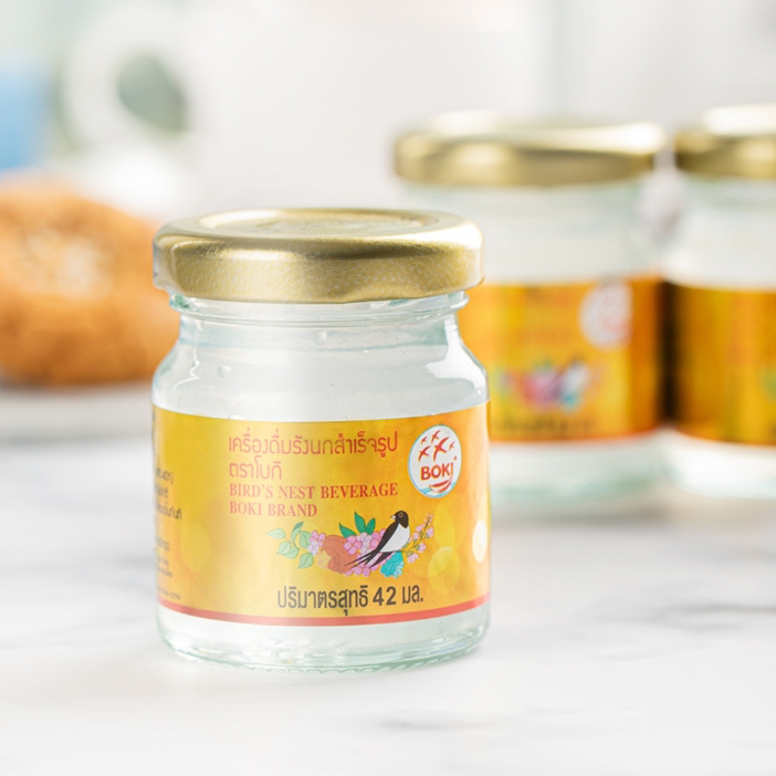 BOKI เครื่องดื่มรังนกสำเร็จรูป คลาสสิค (42ml x 3) 24 กล่อง รังนกเพื่อ ...