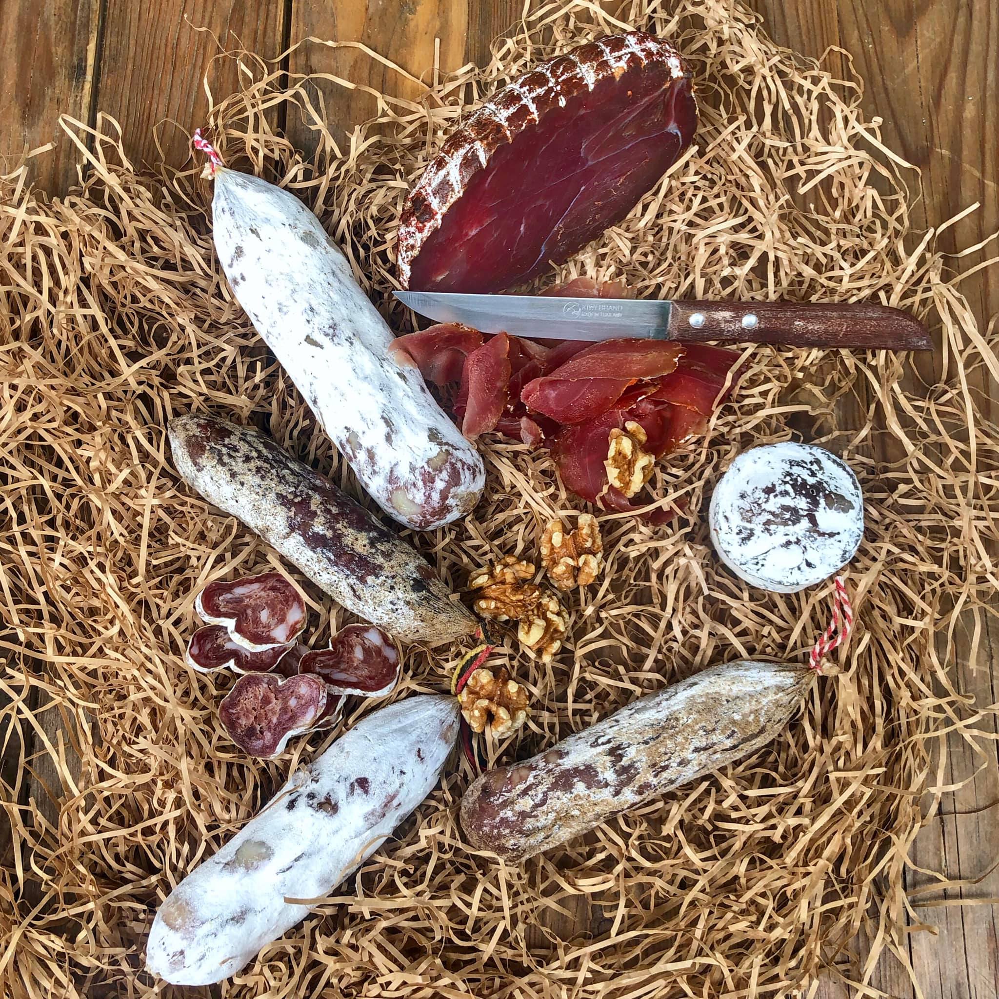 720 gr Ardennes cold cuts, saucisson, salami, assorted ไส้กรอกหมู pack ...