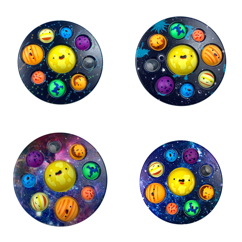 Finger Bubble Eight Planets Solar System Simple Dimple Fidget Sensory ...