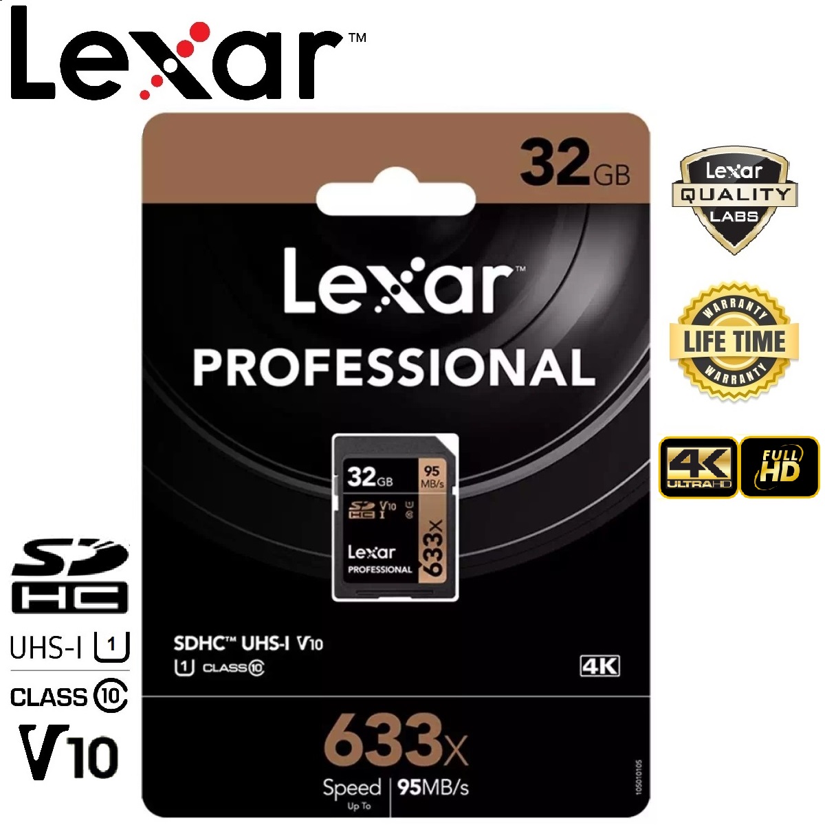 Lexar 32GB SDHC Professional 2000x (300MB/s) - Legend Thailand - ThaiPick