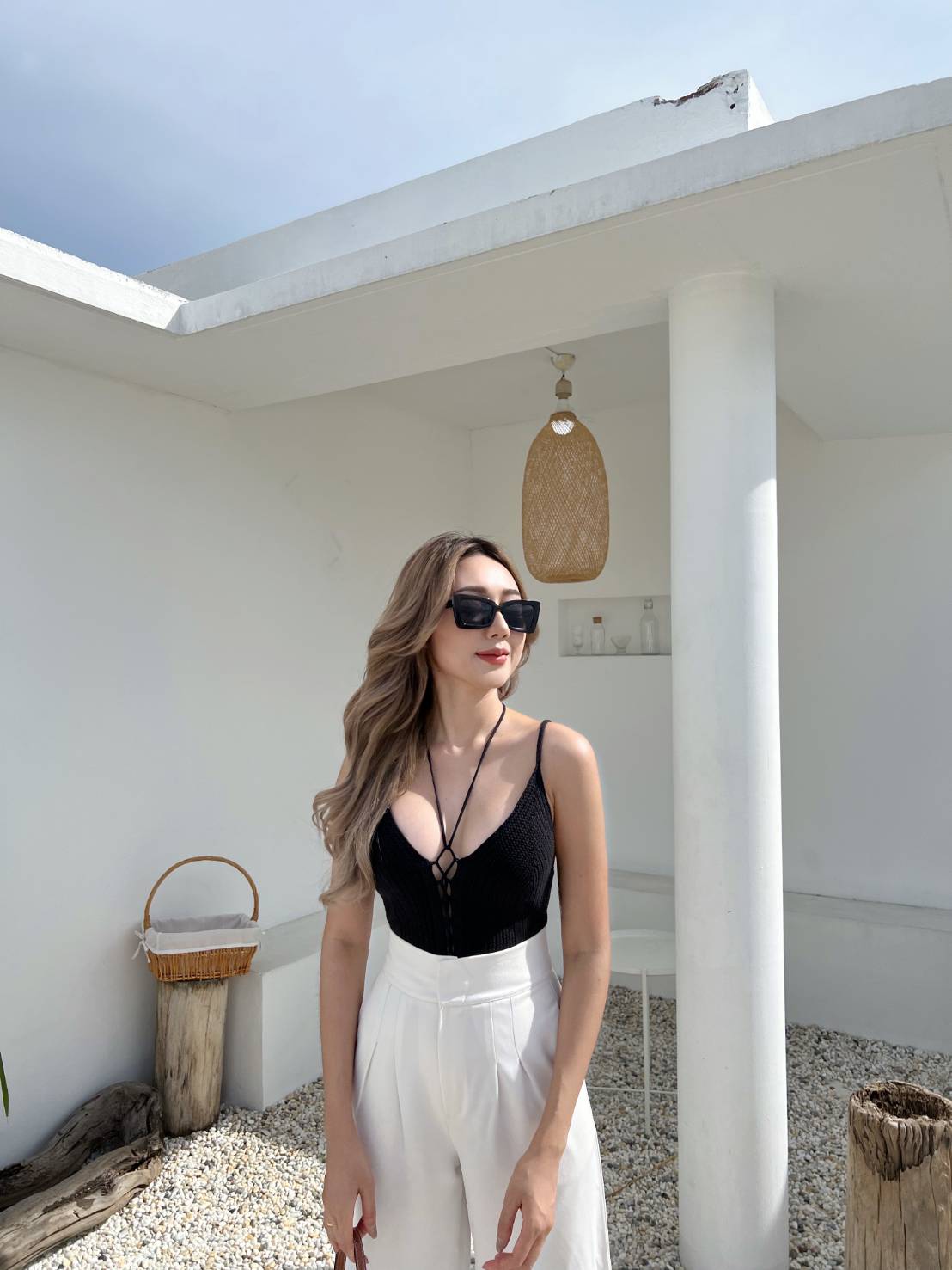 Thitiya Ladii Prang crop เสื้อสายเดี่ยว T-Shirtnista - T-Shirtnista - ThaiPick