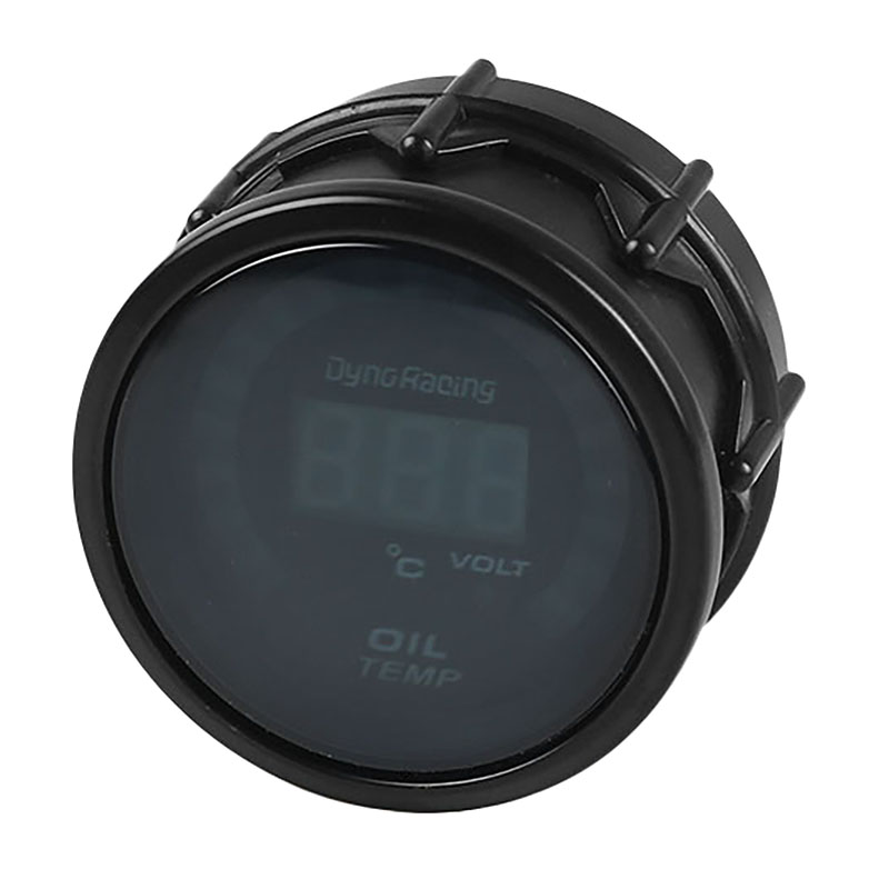 Dyno Racing 2 Inch 52mm Car LED Digital / Analog Oil Temp Temperature ...