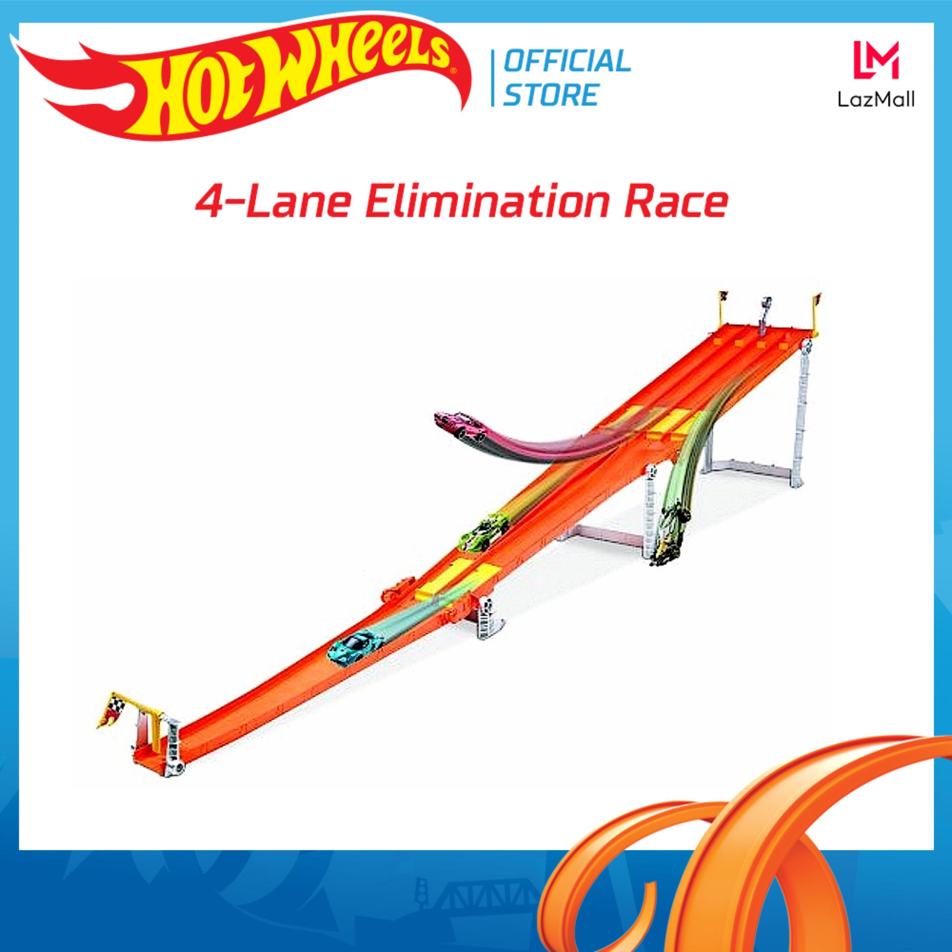 Hot Wheels Double Loop Dash Trackset GFH85 ฮอตวิล ชุดรางแข่งยกระดับ ...