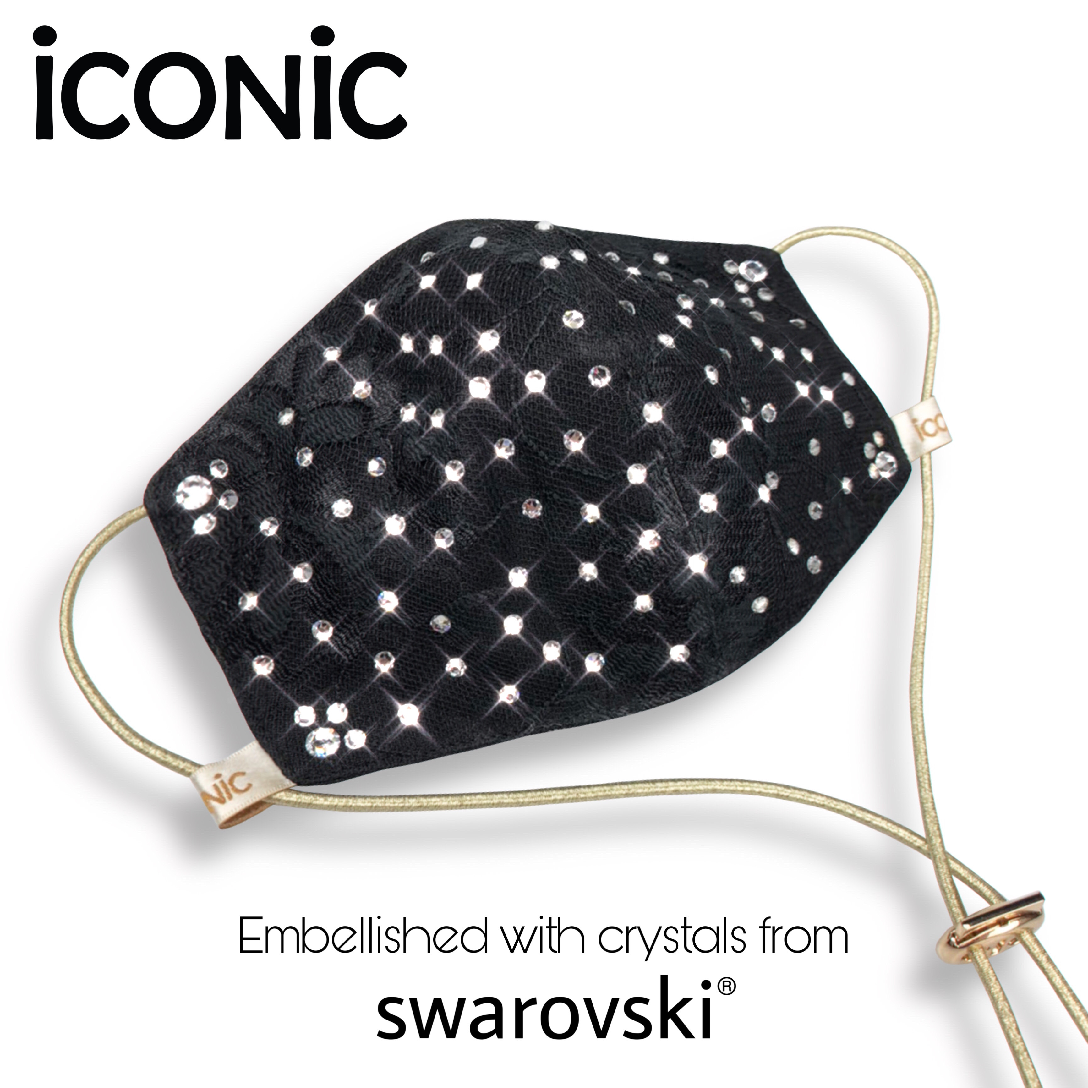 iCONiC - VERSAILLES Sparkling Mask Collection 4419 สี Baby Blue ...