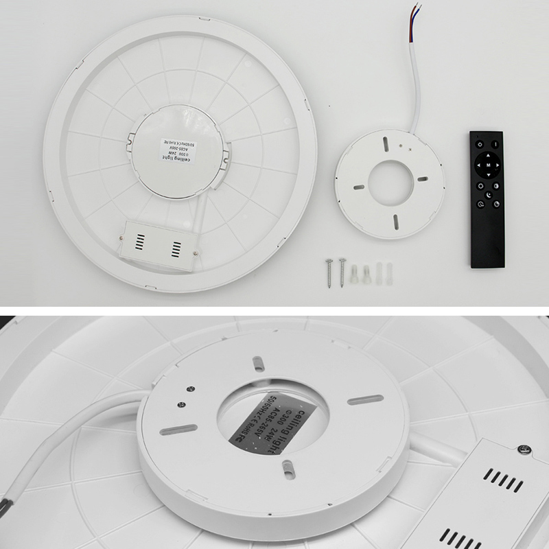 LCMKR Tuya โคมไฟเพดานอัจฉริยะ 28W36W โคมไฟติดเพดานทรงกลมLED โคมไฟเพดานสแควร์ APP โทรศัพท์มือถือ ...