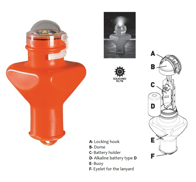 LALIZAS STELLA Lifebuoy LED Light SOLAS - LALIZAS - ThaiPick