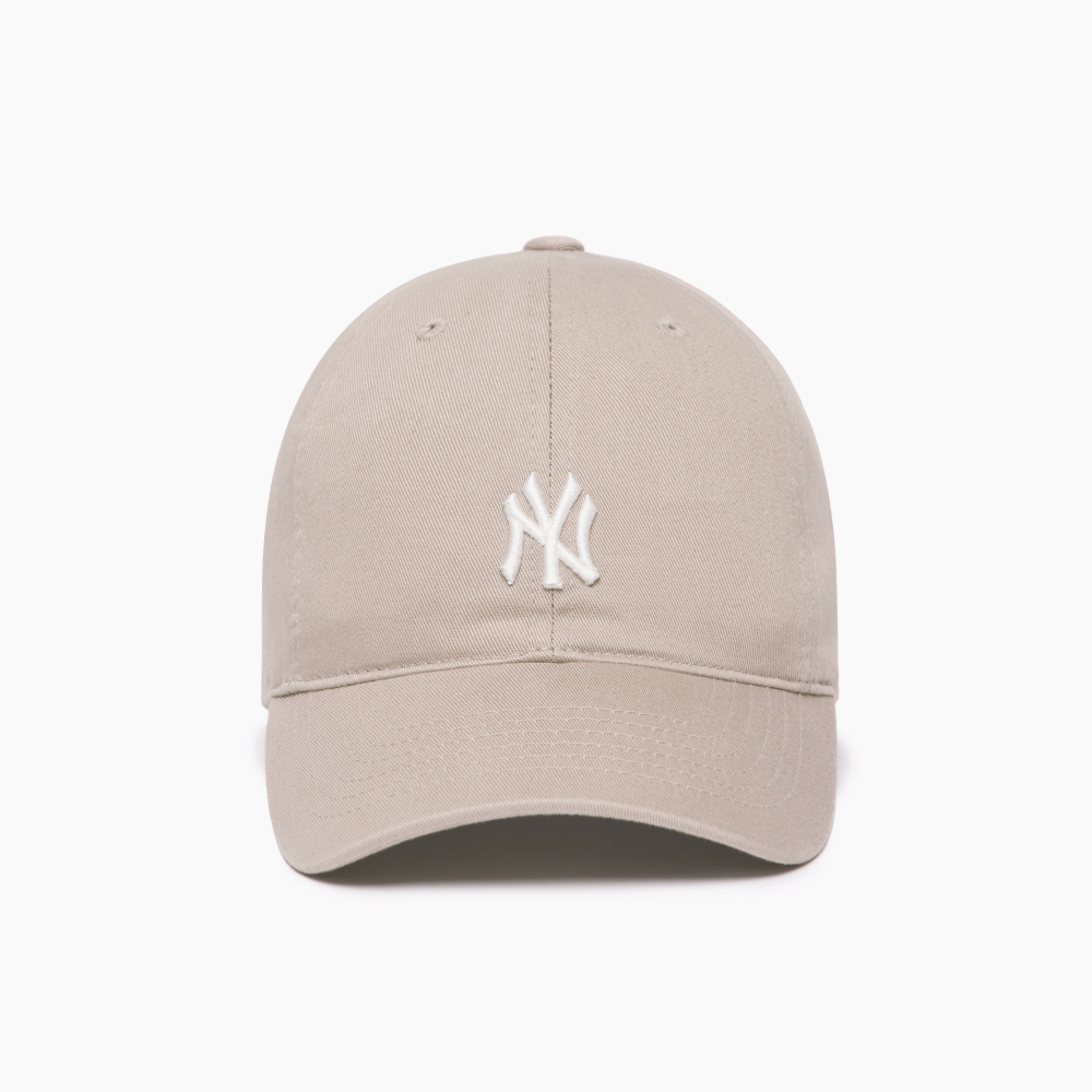 MLB หมวกแก๊ป UNISEX CURVED CAP 3ACP7701N 50BGS NEW YORK YANKEES BEIGE ...