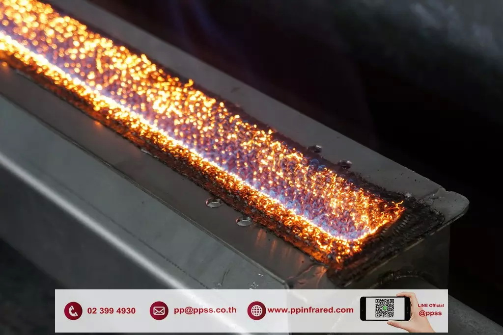Metal Fiber Burner MFB400-20-RB l เบิร์นเนอร์แก๊สอุตสาหกรรม หัวเตาเมทัล ...