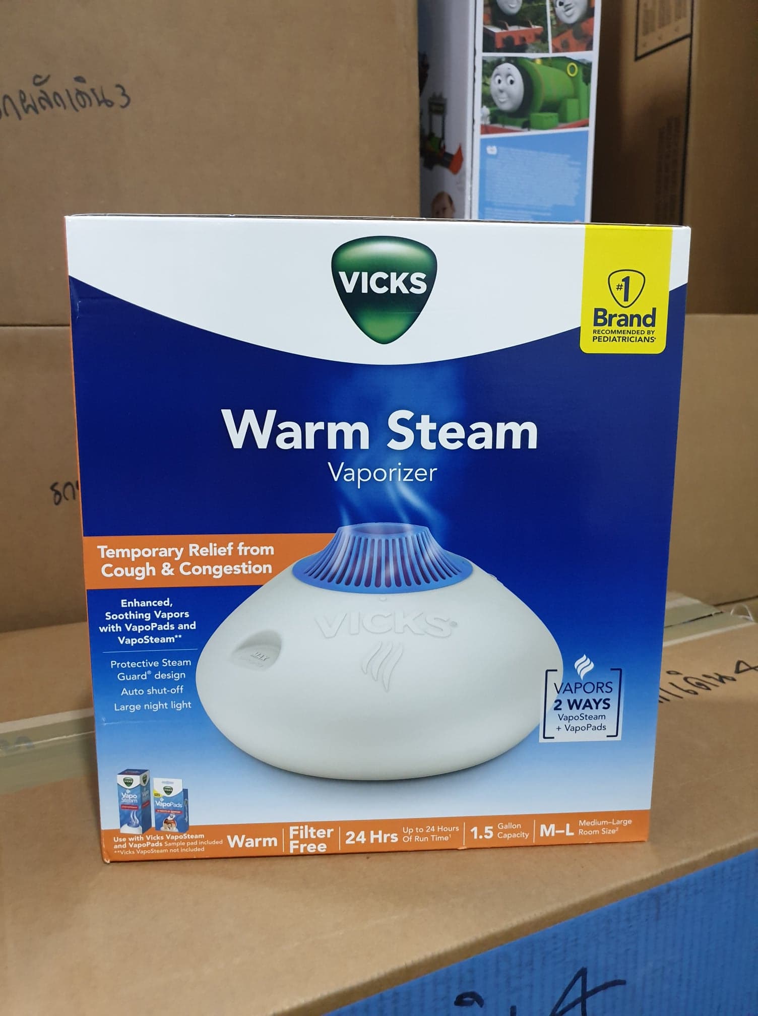Vicks Warm Steam วิคส์ เครื่องพ่นไอระเหยแบบไอร้อน - jrejDNuF - ThaiPick