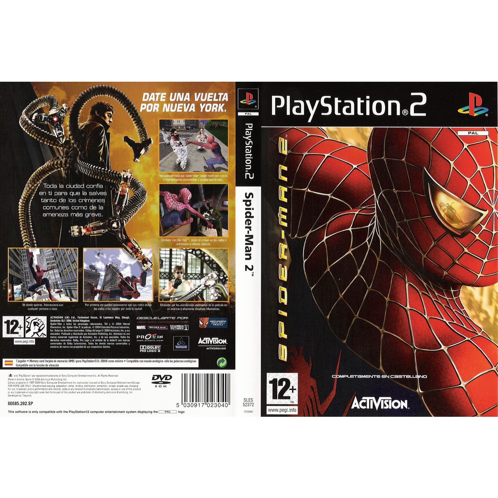 แผ่นเกมส์ PS2 Spider-Man 2 คุณภาพ ส่งไว | Lazada.co.th