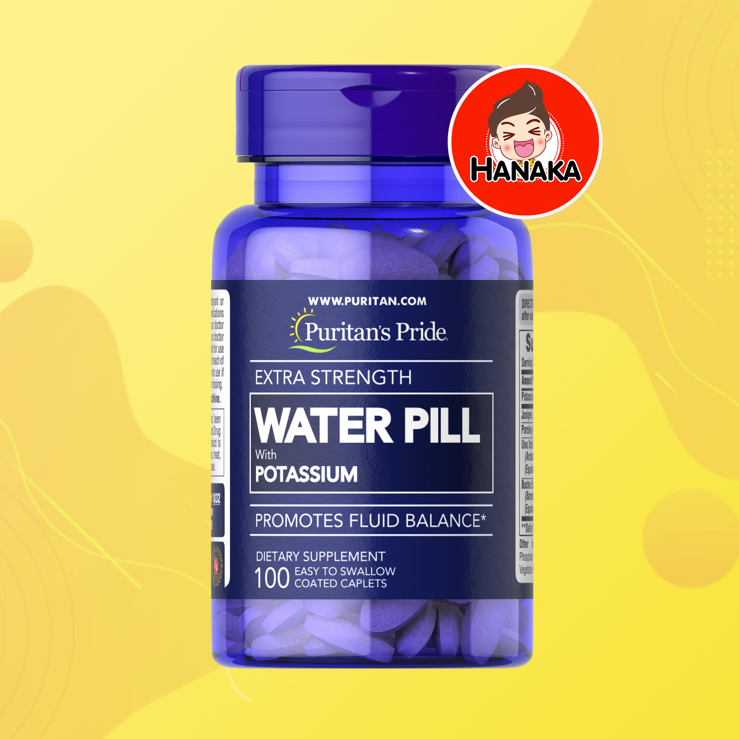 Puritan's Pride Extra Strength Water Pill / 100 Caplets | Lazada.co.th
