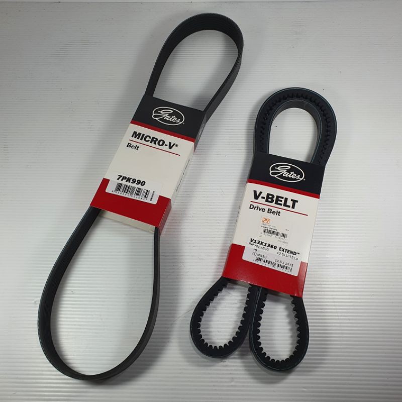 7PK990 / 12.5×1375 สายพานหน้าเครื่อง (แอร์ ไดชาร์ท) ดีแม็ก คอมฯ DMAX ...