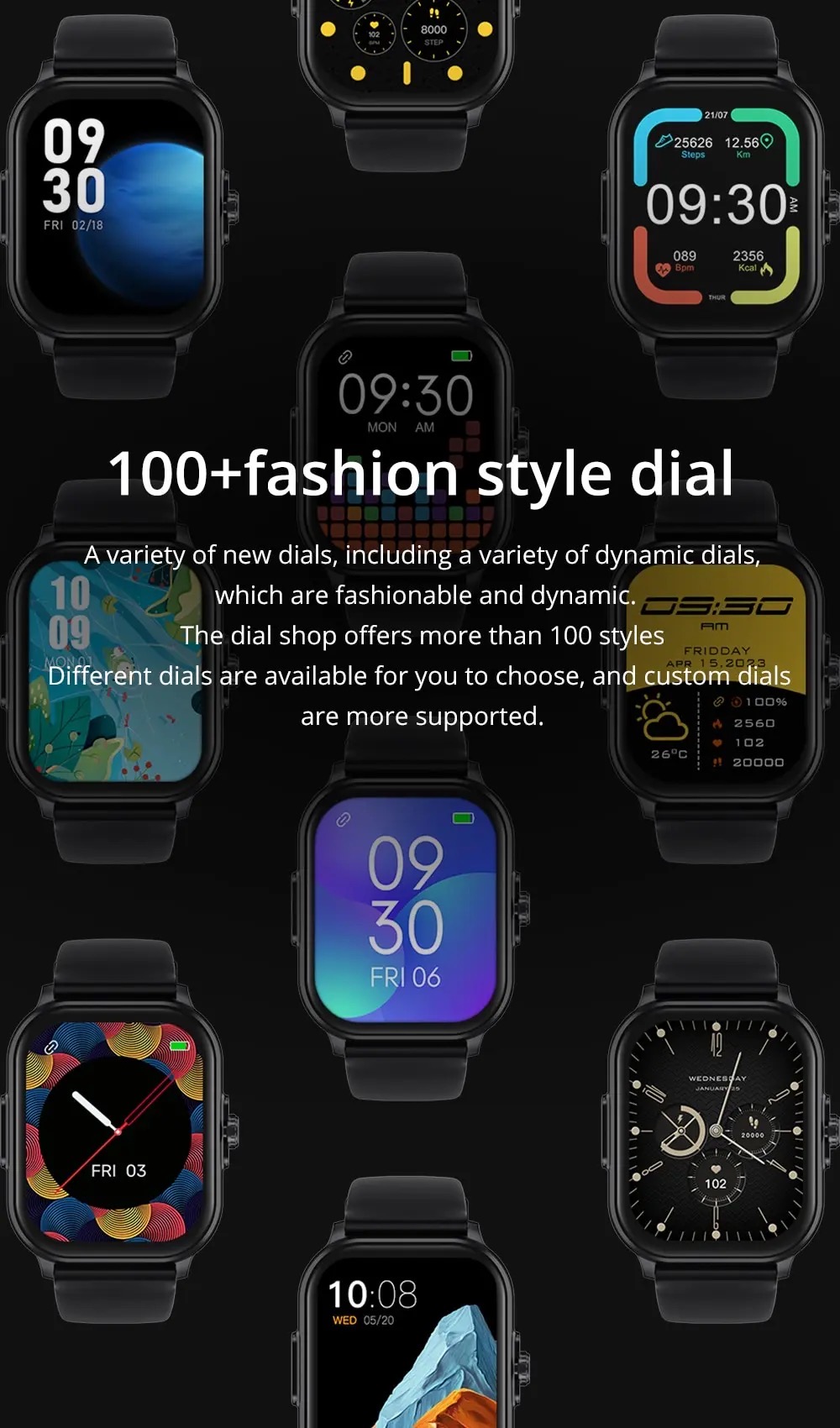 นาฬิกาอัจฉริยะ Kawa E02 วัดน้ำตาลในเลือด ECG วัดอัตราการเต้นหัวใจ กันน้ำ วัดแคลลอรี่ รองรับภาษา ...