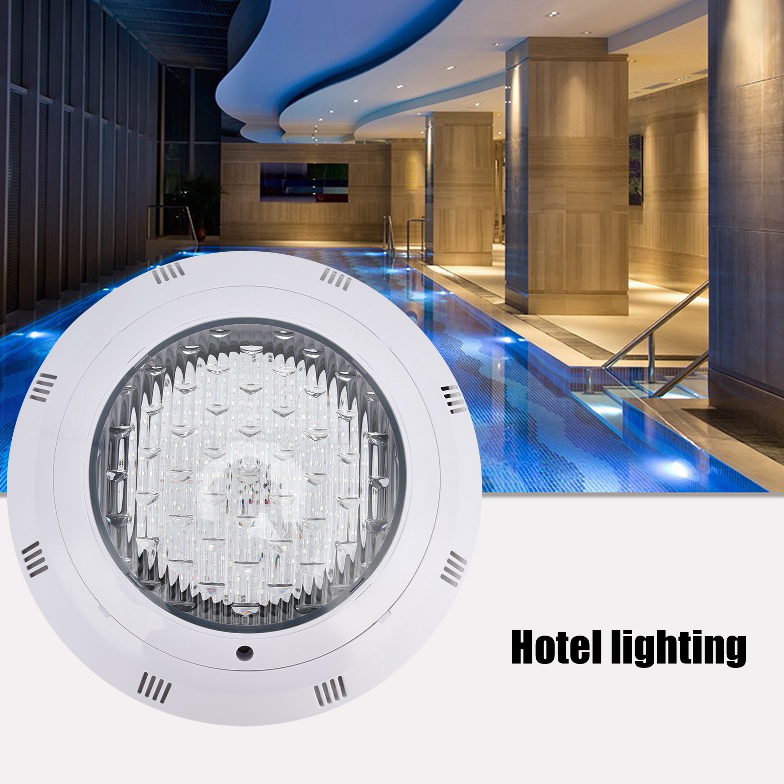 Waterproof LED Swimming Pool Light Wall‑Mounted RGB 18 Key Remote ...