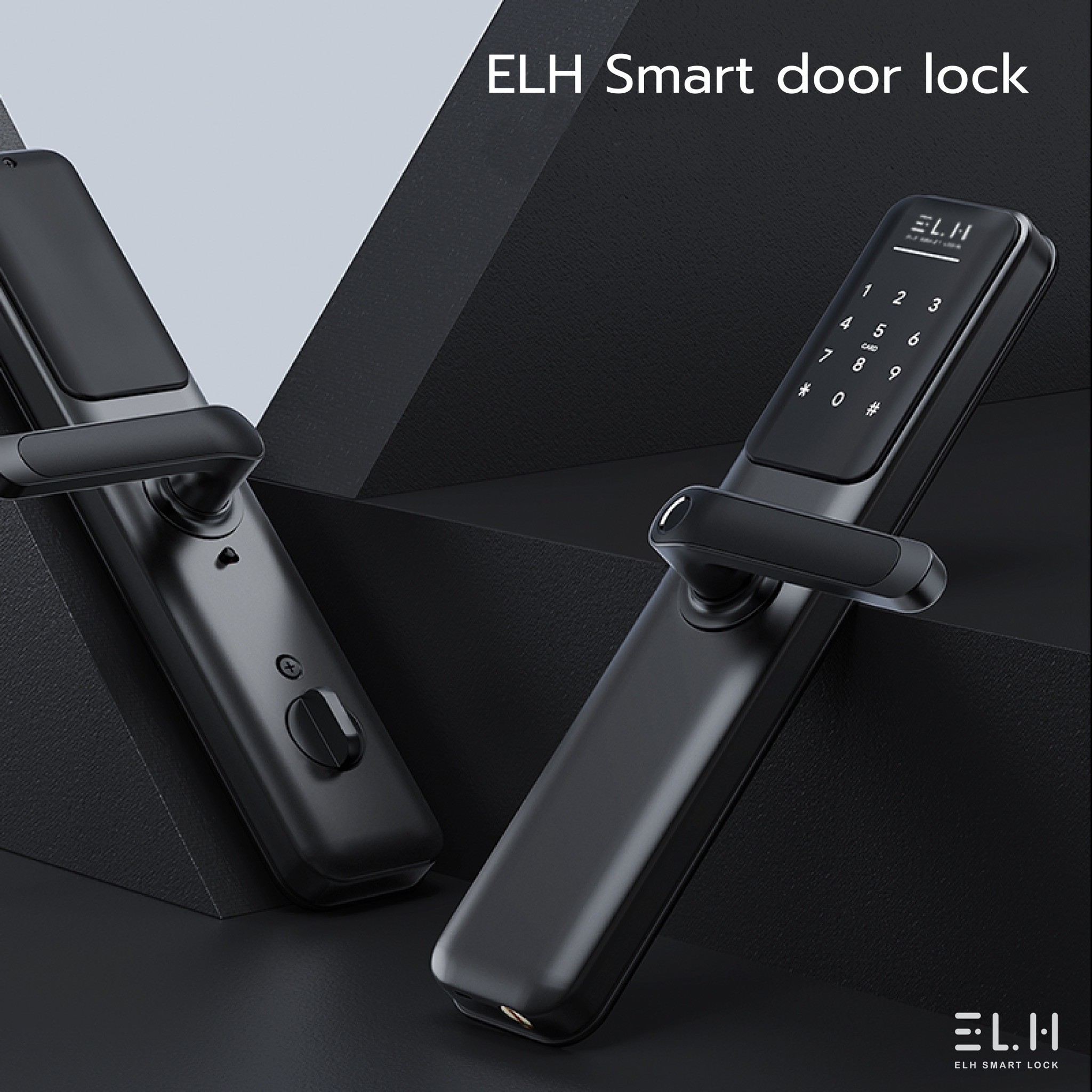 ELH Smart Digital Door Lock L400 กลอนประตูดิจิตอล รับติดตั้ง | Lazada.co.th