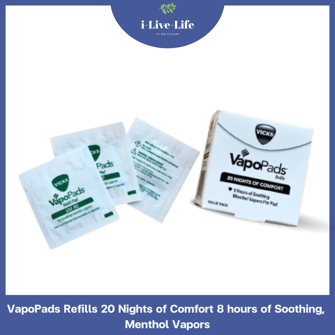 Vicks® VapoPads Refills 20 Nights of Comfort 8 hours of Soothing ...