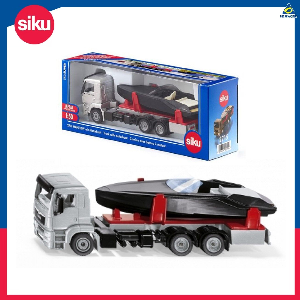 SIKU MAN LKW truck with motorboat ซิกุโมเดล โมเดลรถพ่วงเรือ รหัส SK2715 ...