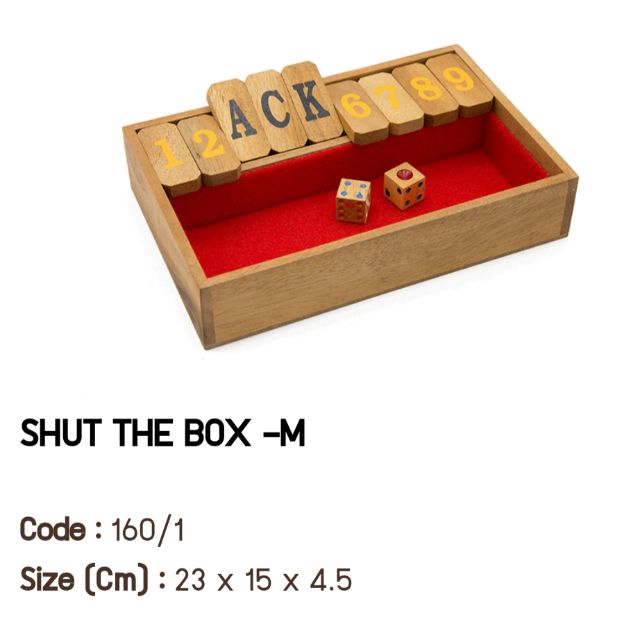 ⏩⏩ส่งฟรี [เก็บปลายทาง] เกมเปิดกล่อง แจ๊คพอท Shut the Box , Jackpot game ...