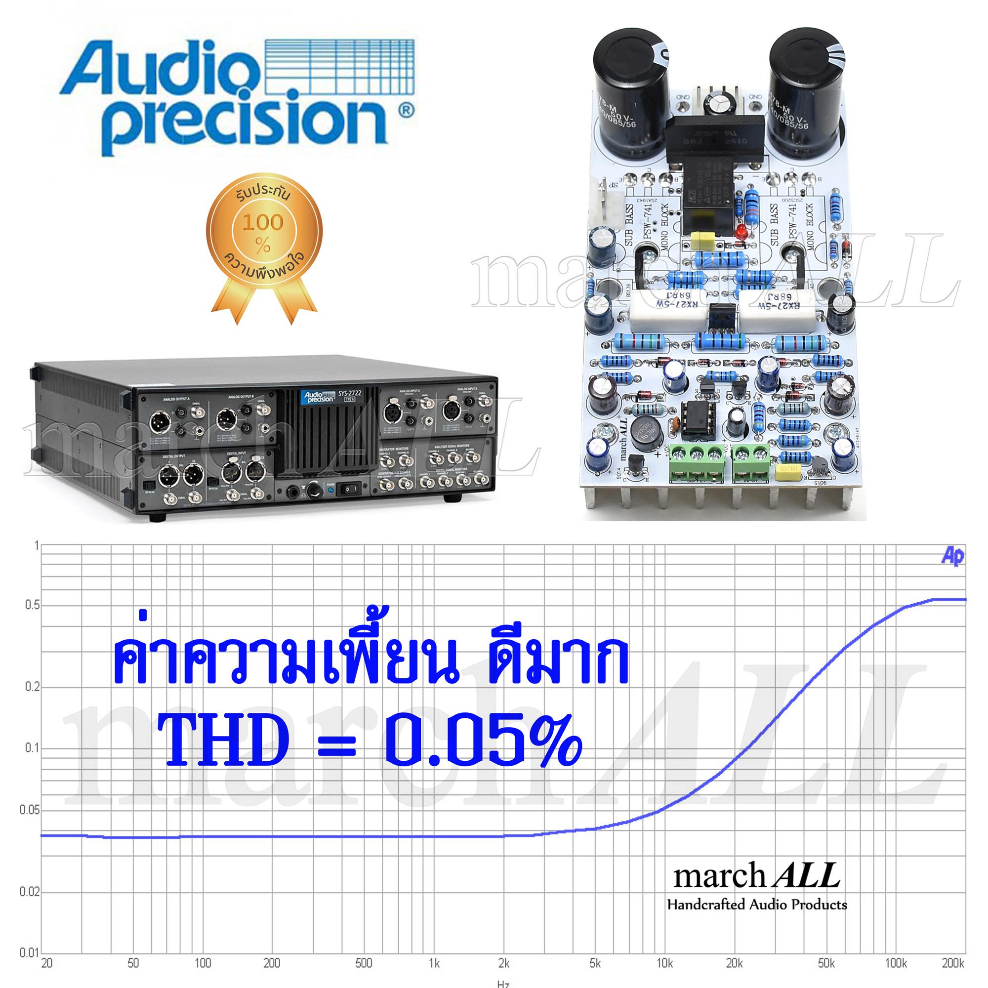 Marchall PSW741AT3 ชุดลงอุปกรณ์ ชุดคิท KIT โมดูล แอมป์ 741 ซับวูฟเฟอร์ ...